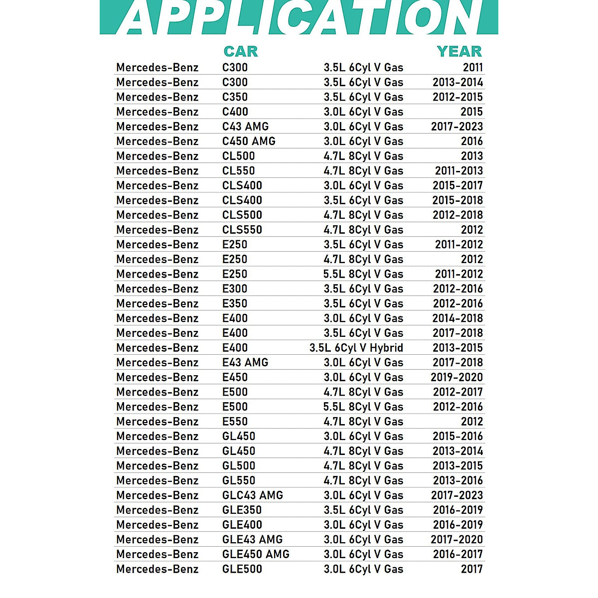 Oil Filter Fits Mercedes Benz ML350 E350 C300 C400 S550 GLK350 Replace Mann Filter HU7025z | Part No. 2761800009 2761840025