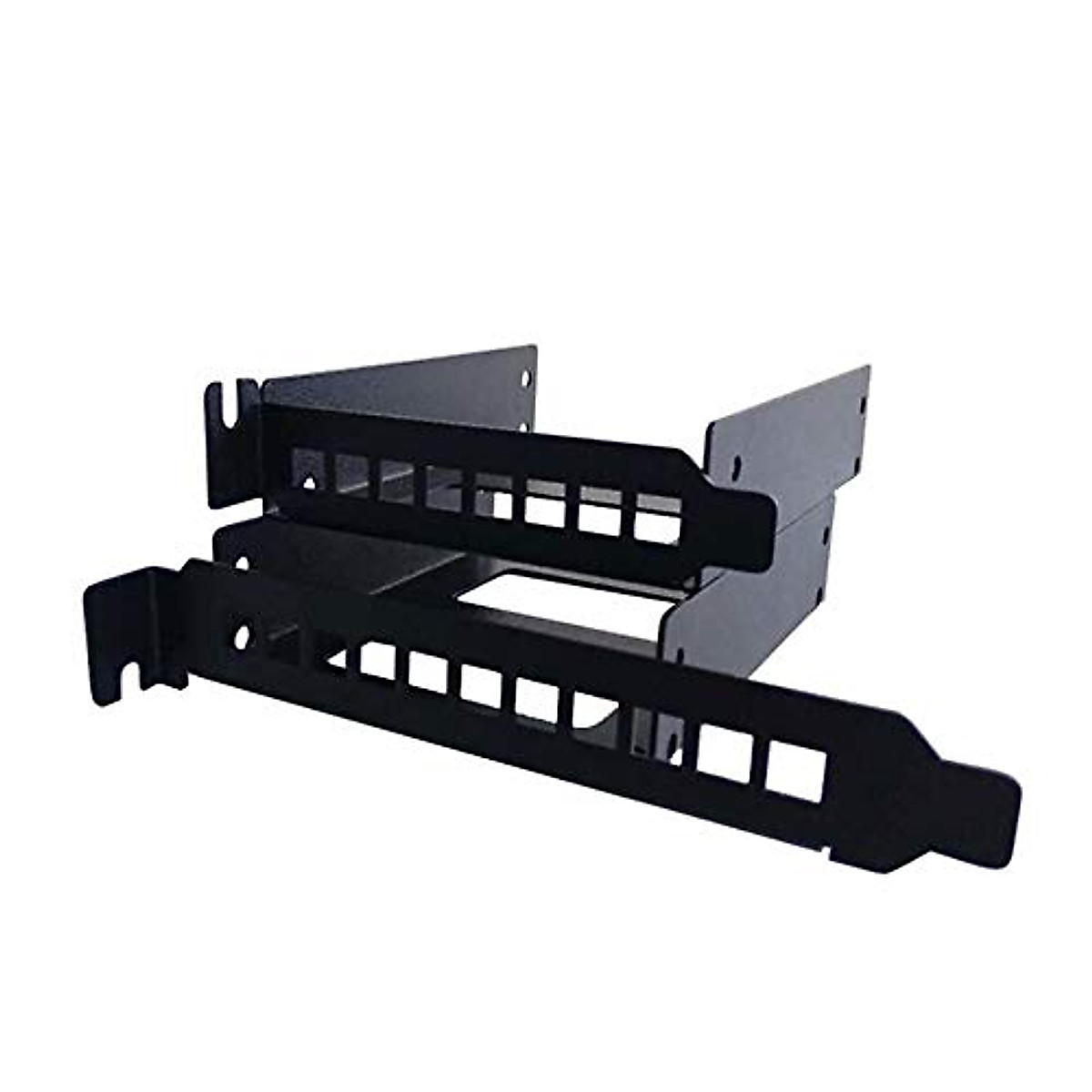 FDSF PCI Slot 2.5Inch IDE/SATA/SSD/HDD Rear Panel Mount Hard Drive Tray with Half-Height Profile