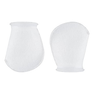 AQUA KT Aquarium 200um Micro Filter Sock Bag for DIY Fish Tank Filter System, 4 Inch Diameter Ring by 7 Inch Filter Sock Length, Pack of 4