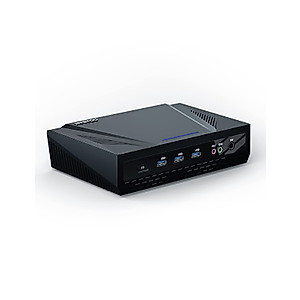 HYSTOU Mini PC, AMD Ryzen 9 5900HX, 64GB RAM, Windows 11 Pro, 2.4Gbps WiFi6, BT5.2, 4K UHD Triple Display, 2x M.2 SSD, 2.5" HDD, 7" Touch Screen, 128GB SSD