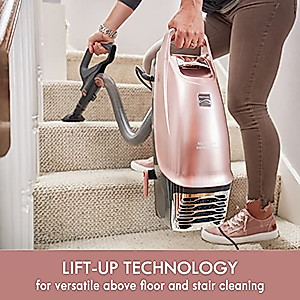 Kenmore BU4050 Intuition Bagged Upright Vacuum, liftup Cleaner with Hair Eliminator brushroll, pet Handi-Mate for Carpet, Hard Floor, Rose Gold
