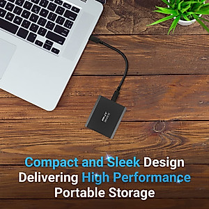 PNY Pro Elite V2 1TB USB 3.2 Gen 2x1 Type-C Portable Solid State Drive (SSD) – (PSD0CS2160-1TB-RB)
