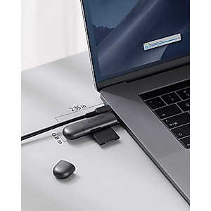 Anker USB-C and USB 3.0 SD Card Reader, PowerExpand+ 2-in-1 Memory Card Reader with Dual Connectors, for SDXC, SDHC, SD, MMC, RS-MMC, Micro SDXC, Micro SD, Micro SDHC Card, and UHS-I Cards