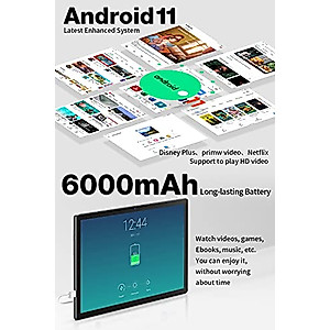 Tablet Android 11 128GB Tablets, TECLAST M40S 10 inch Android 5G Dual WiFi Gaming Tablet, 4GB RAM 1TB Expand Tablet, 8-Core Tablets with 1920x1200 FHD, 2.4G+5G Wi-Fi, GPS, Bluetooth, 6000mAh Tablet PC