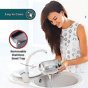 Electric Lunch Box-3 In 1 For Car/Truck, Portable Food Heater For Car/Office/Picnic, 24V And 12V&110V 40W, 304 Stainless Steel Portable Container, Removable Food Heater Heater Spoon and 2 Compartments