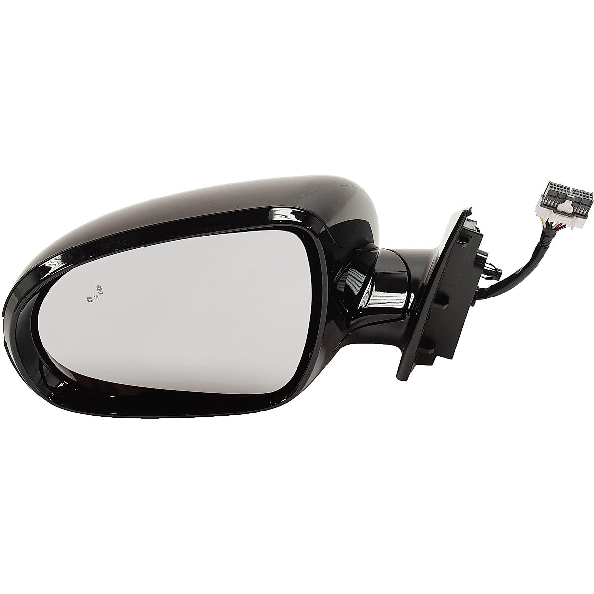 Kool Vue Driver Side Power Heated Mirror for Kia Sorento 2016-2018 Power Fold With Signal Light & Blind Spot Monitor; Without Memory Paintable