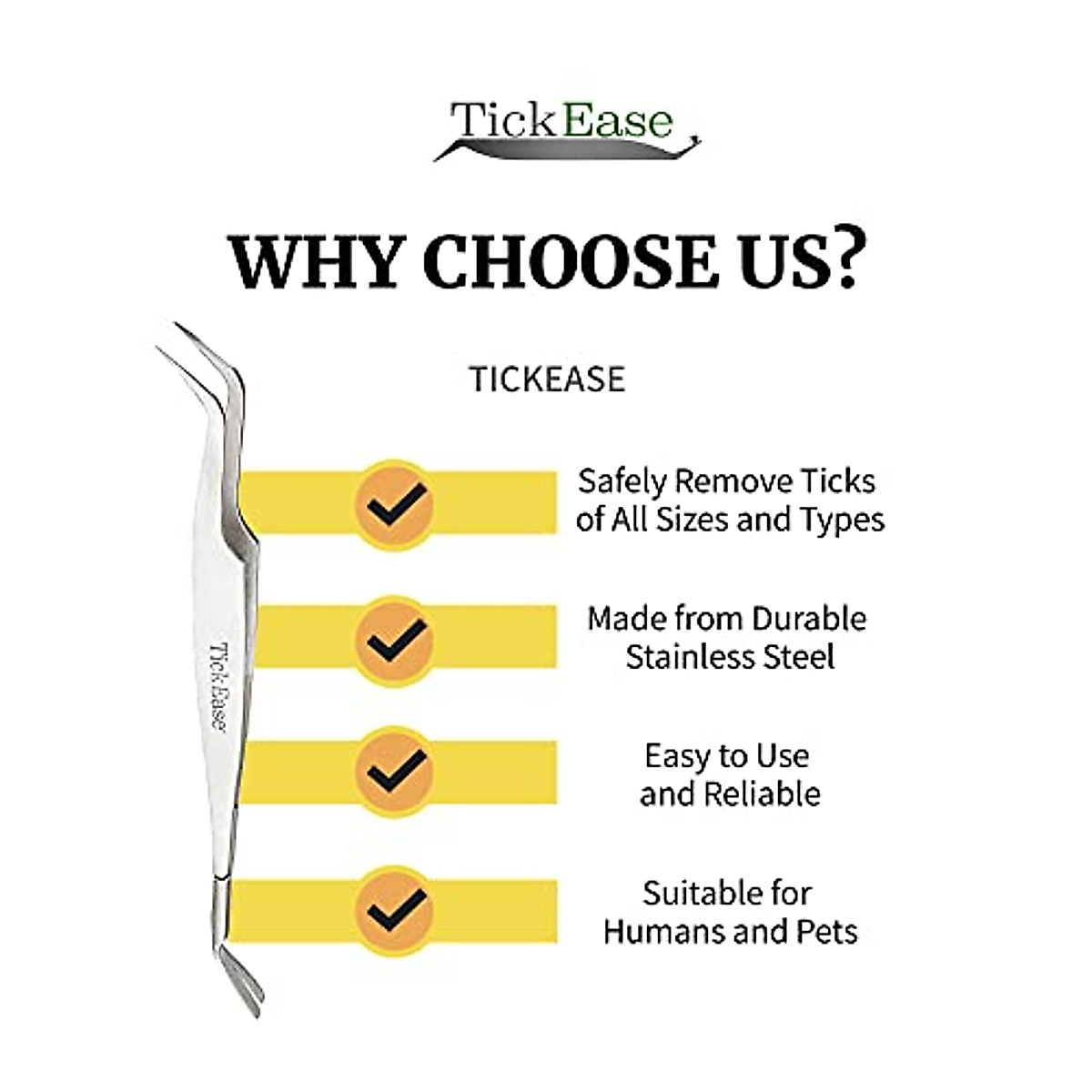 Tickease, Tick Removal Tweezers