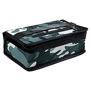 Aosbos Insulated Lunch Bag for Small Lunch Box for Men Women Compact Lunch Bags Mini Food Storage Bag Flat Cooler Bag Thin Lunchbox Reusable Sandwich Bags Portable Snack Bag Tiny Thermal Bag