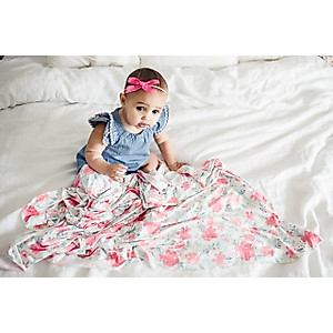 Copper Pearl Large Premium Knit Baby Swaddle Receiving Blanket June