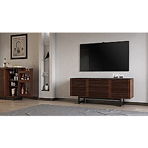 BDI Corridor 8177 Triple-Width Media Console with Drawer, Chocolate Stained Walnut