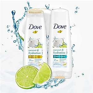 Dove Nourishing Secrets Shampoo and Conditioner for Dry Hair Coconut & Hydration for Everyday Use, 12 Fl Oz (Pack of 2)