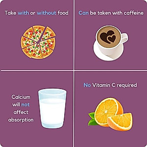 Proferrin Clear 30ct | US Made heme Iron for high Absorption, Easy on GI Tract | Natural, NSF Certified, dye Free