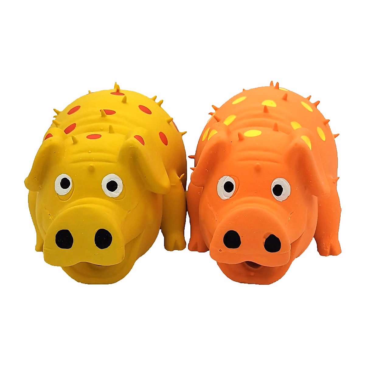 Hoiasem 2 Pack Latex Pig Dog Toys That Oinks for Small Medium Large Dogs