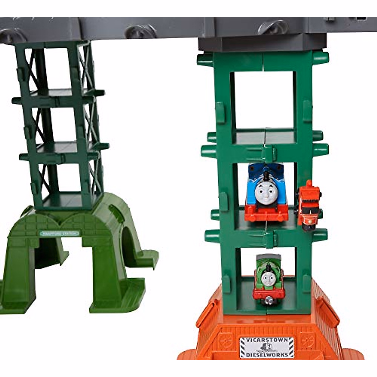 Thomas & Friends Toy Train Set, Super Station, Extra Large Race Track with Motorized Thomas, Diecast Percy & MINIS James for Ages 3+ Years