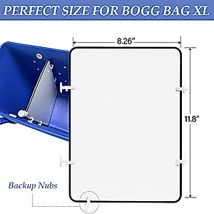 Eslcorri 2Pcs Divider Tray for XL Bogg Bag Beach Bag Accessories Organizer Tray Compatible with BOGG BAG Tray Insert for Rubber Open Beach Tote Hand Bag, Organizing Bogg Bags and Divide Space