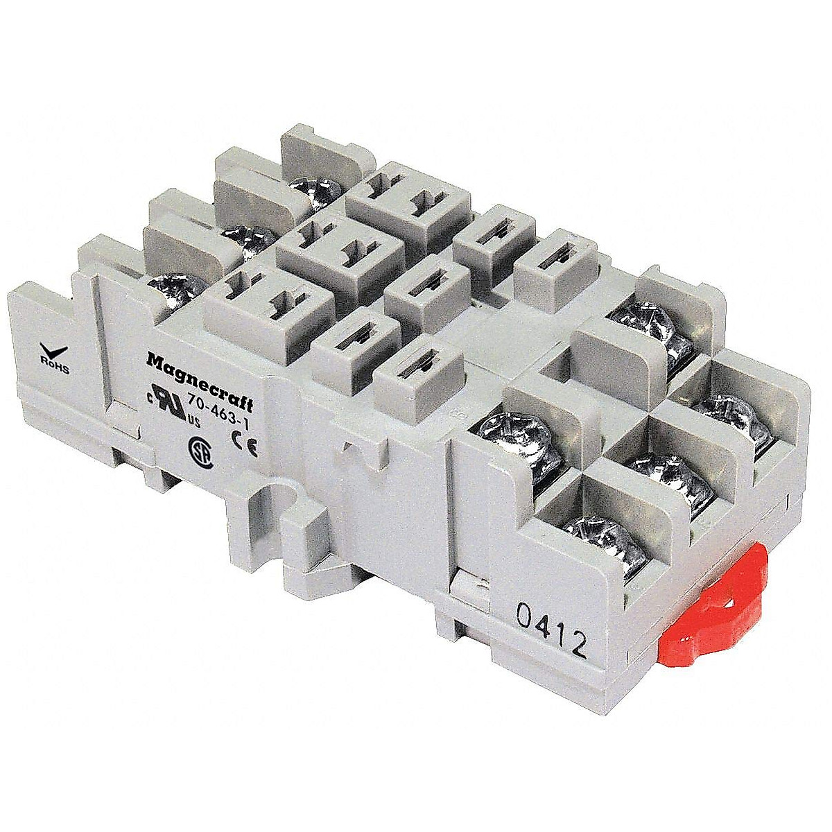 Schneider Electric Relay Socket, Socket Type: Standard, Socket Style: Square, Number of Pins: 11