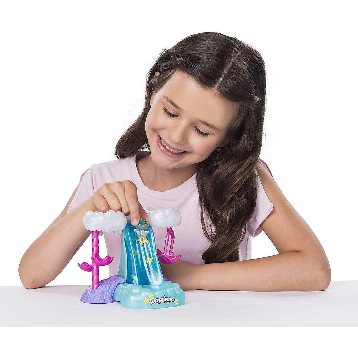 Hatchimals CollEGGtibles, Waterfall Playset with Lights and an Exclusive Season 4 CollEGGtible, for Ages 5 and Up