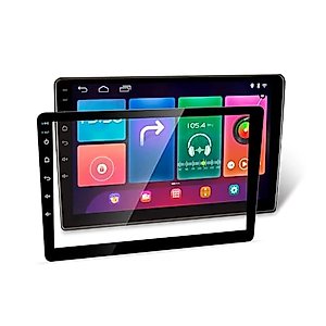 UGSHY Pack-1 Car Navigation Tempered Film, 10.1"-10.2" Touch Screen Tempered Glass Protective Film, Suitable for Most Models (Transparent)