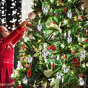 Christmas Decorations Mini Disco Ball Party Decorations - Mini Christmas Ball Decorations, Disco Ball Decorations - Disco Balls for Parties, Festivals, Weddings, Dance and Music Festivals (1.6)