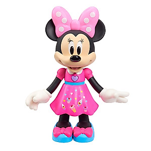 Disney Junior Sweets & Treats Minnie Mouse, Interactive 10-Inch Doll with Lights, Sounds, and Accessories, Officially Licensed Kids Toys for Ages 3 Up, Amazon Exclusive