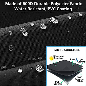 Westeco Griddle Covers for Blackstone 28 Inch Cover Waterproof 1529 28 2 Burner Cooking Station Flat Top Grill Outdoor BBQ Heavy Duty, 45 x 23 25