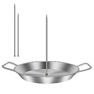 Diamondo Stainless Steel Barbecue Stand Grilling Rack BBQ Tools Vertical Skewer Grill for Garden Camping Barbecue Grilling Rack