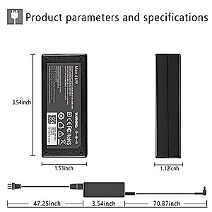 45W 19.5V 2.31A for HP Laptop Charger Blue Tip, HP Pavilion x360 11 13 15, Zbook 14u G4 G5 15u 15 G3, 15-f111dx 15-f211wm 15-f233wm 15-f278nr 15-r052nr 15-r132wm with Power Cord