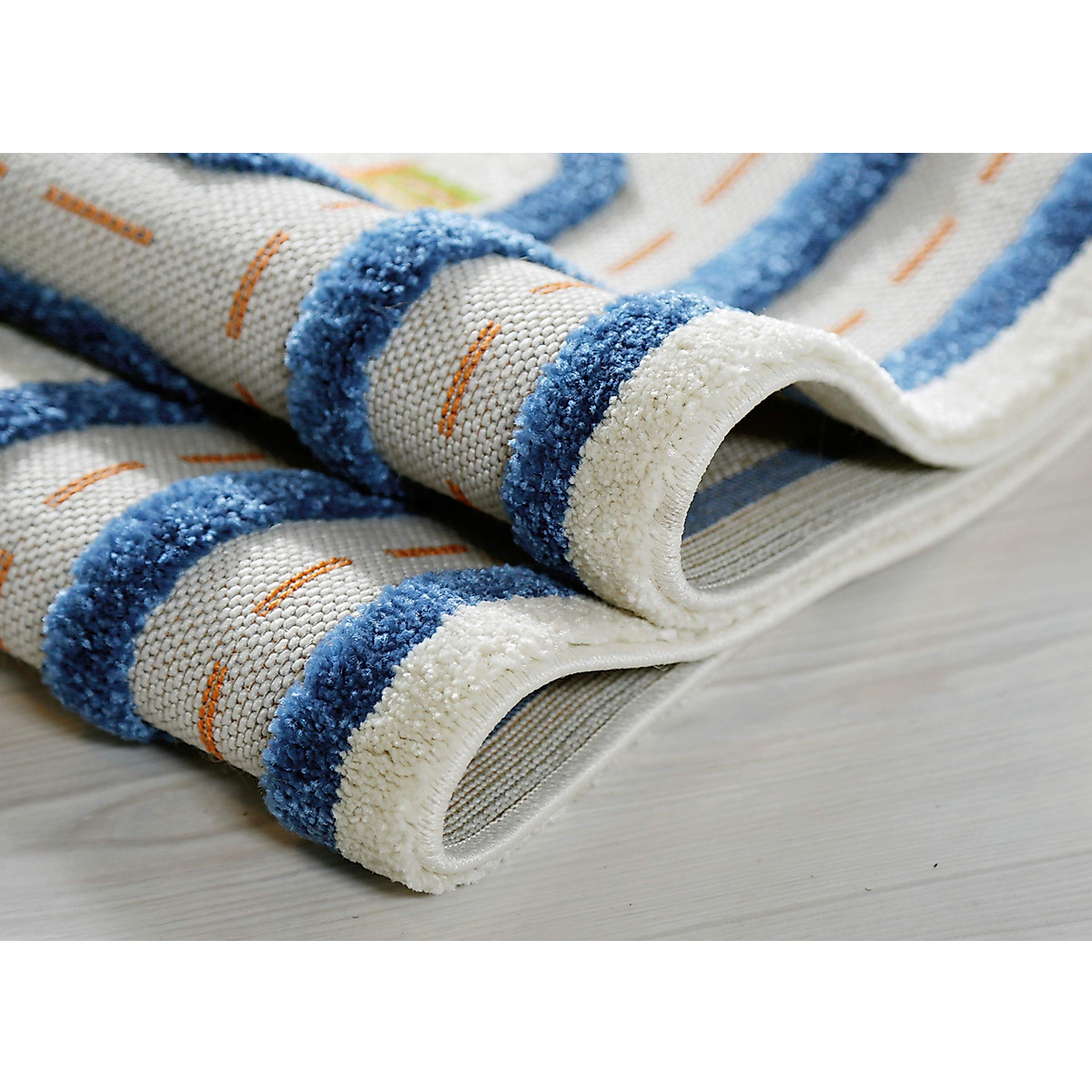 IVI 3D Play Carpets, 59 x 39 Inch, Traffic Educational Toddler Mat Rug for Bedroom, Kids Den, or Playroom, Medium