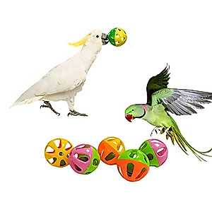 Holyfire Bird Toys 11PCS, Parakeet Toys Climbing Ladder Bird Swing Hanging Chewing Colorful Toys for Budgie, Cockatiel, Conure, Cockatoo, Love Birds, Finches, Mynah