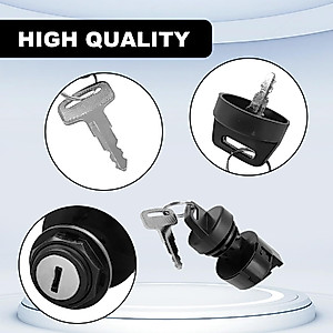 Ignition Key Switch 3 Position 6 Pins Compatible with Polaris Ranger 400 425 500 570 700 800 900 1000 Sportsman 300 325 400 450 500 550 570 700 800 RZR 570 800 900&More-Replace 4011002 4012165 4010390