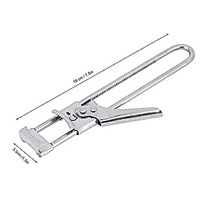 Adjustable Jar Opener for Arthritis, Stainless Steel Can Opener Bottle Jar Lid Gripper Household Kitchen Tool V TOWER