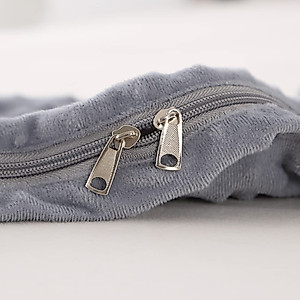 CDORANG Pregnancy Pillow, Full Body Maternity Pillow for Sleeping with Removable Washable Cover, Support for Back, Hips, Legs, Belly for Pregnant Women (Grey)