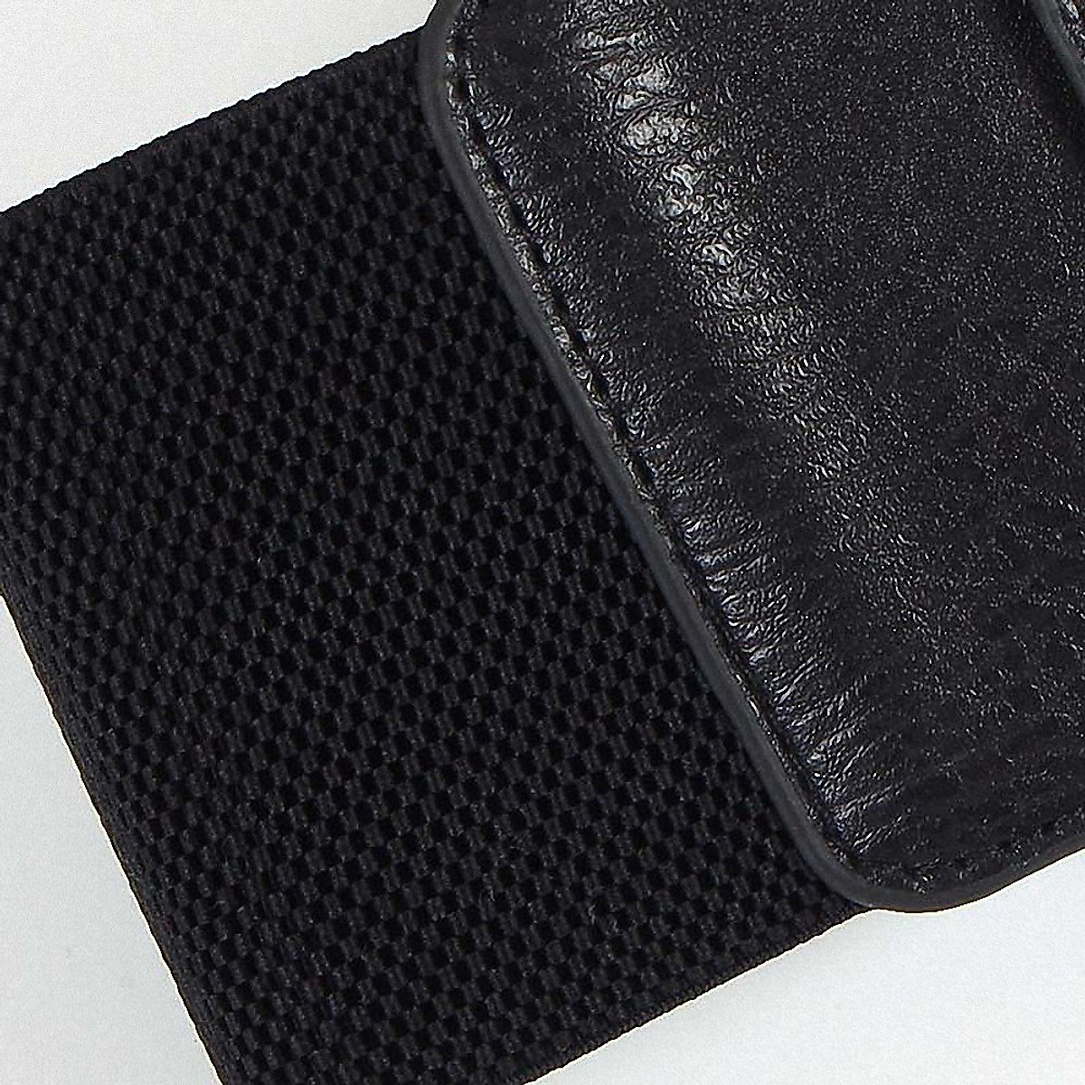 Feluz Women Wide Belt Stretch Elastic Band Wrap Cinch Retro High Waist Metal Buckle Plus Size Dress Belt