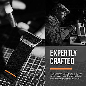 Suitisbest Sport Band for Apple Watch Ultra 2/Apple Watch Ultra Band 49mm 45mm 44mm 42mm for Men, Nylon Solo Loop Wide Replacement Strap for iWatch Series Ultra 8 7 6 5 4 3 SE