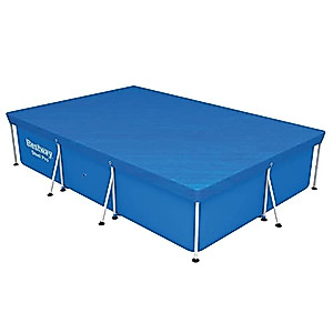 Bestway 58106 Above Ground Pool Cover, 118-inch by 79-inch, Blue