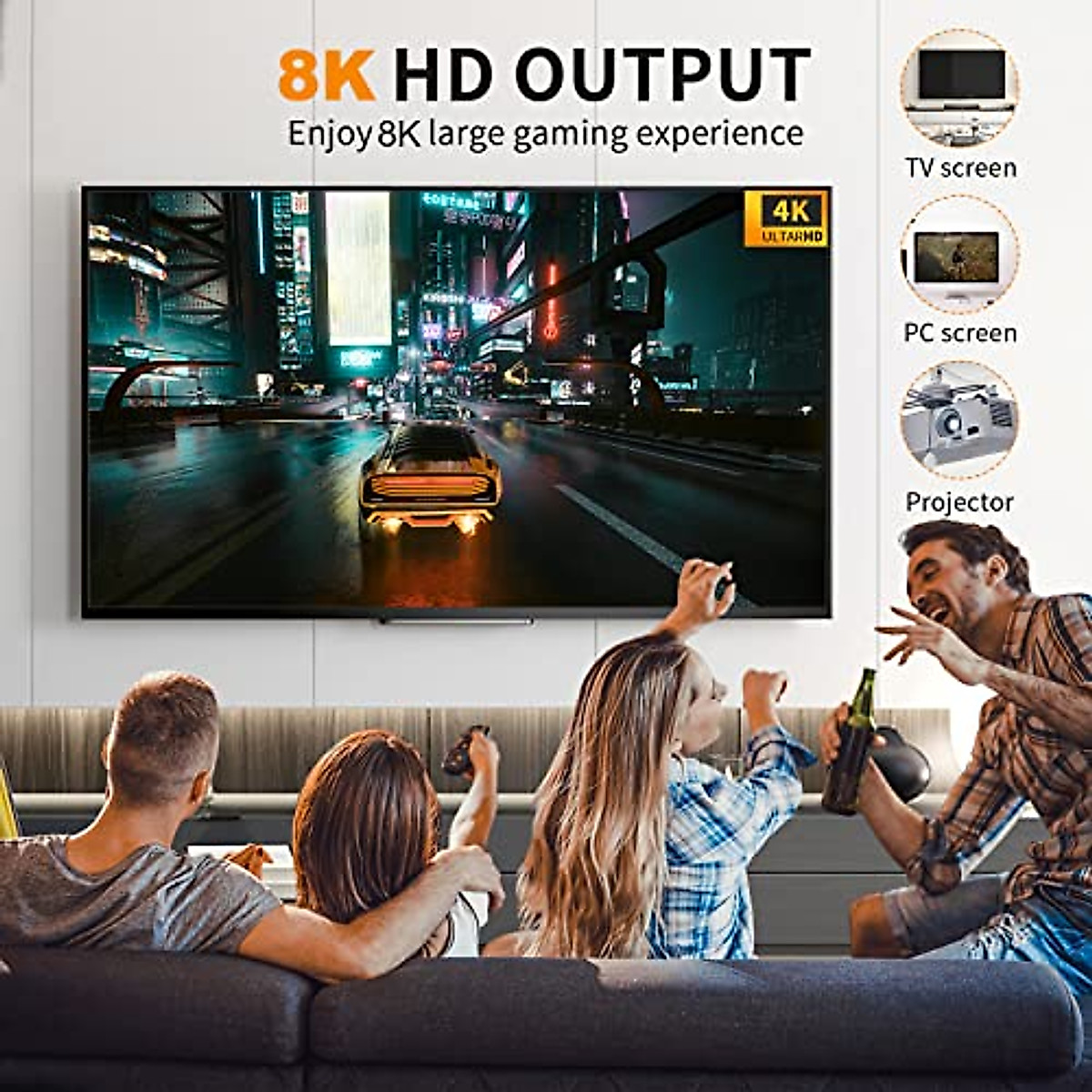 Retro Game Console with 48214 Retro Games, S905X4 Game Consoles Plug and Play for 4K TV, EmuELEC 4.6 Game System, Android 11, 256G Super Emulator Console with 76 Emulators, 2 Wireless Controller, WiFi