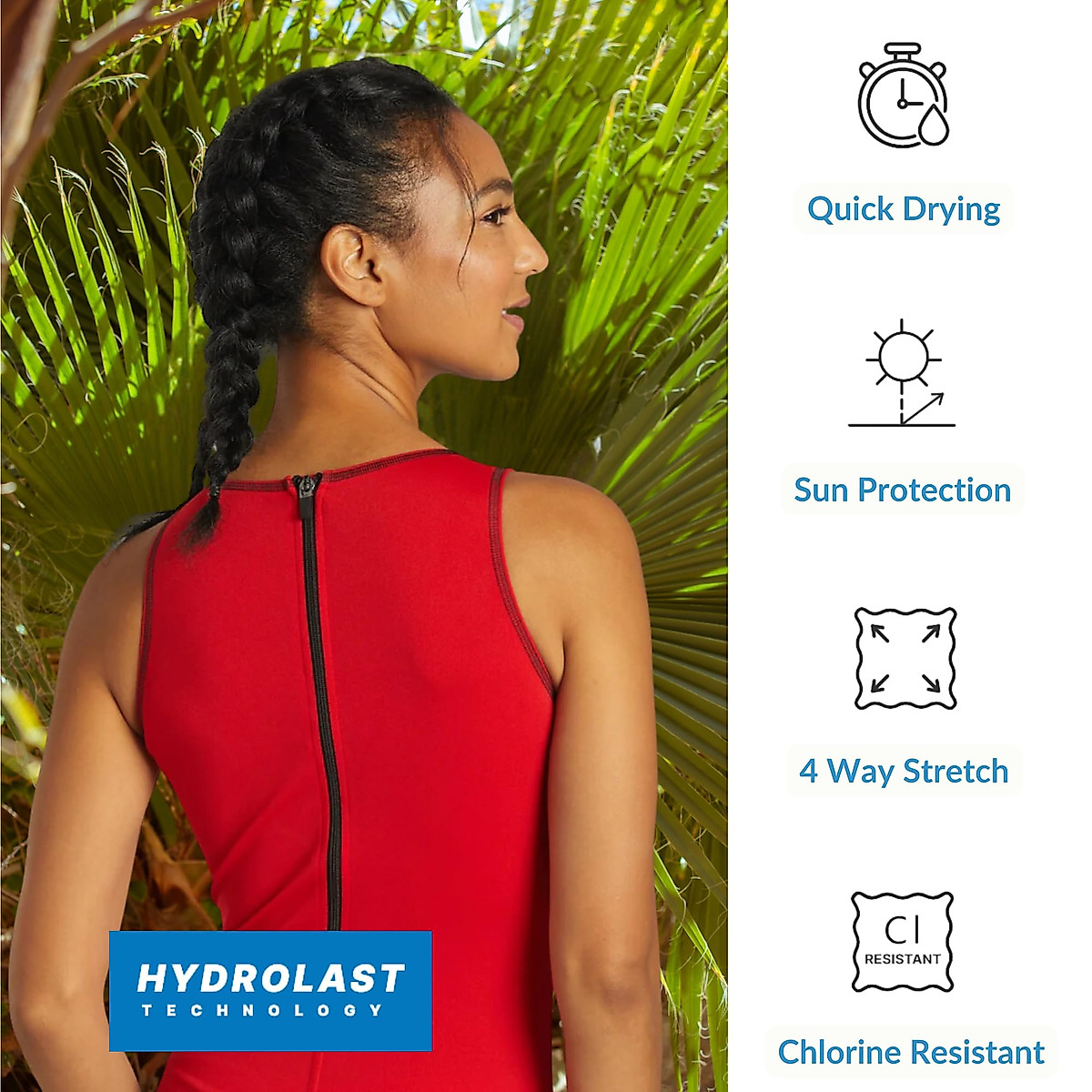 Sporti HydroLast Women's Water Polo Suit - Navy - 34