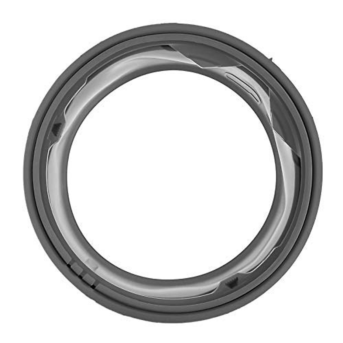 LG Electronics 4986ER0004F Washing Machine Door Boot Gasket with Drain Port