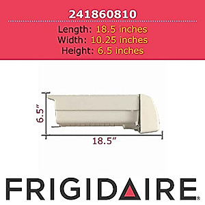 Frigidaire 241860810 w/Auger Refrigerator Ice Bucket, White