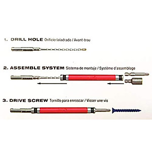 24PC, 3/16" x 7" with 1/4" SDS Plus Hex Rotary Hammer Drill Bits for Concrete Screw, Rotary Drill Bit 3/16, Sds Plus Bits (3/16 x 7,24)