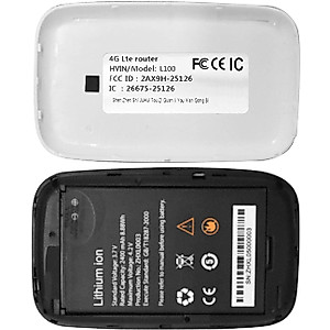 Mobile WiFi Hotspot | KuWFi 4G LTE Unlocked Wi-Fi Hotspot Device | Portable WiFi Router with SIM Card Slot for Travel-Friendly Mobile Travel Router Perfect for AT&T/T-Mobile Users