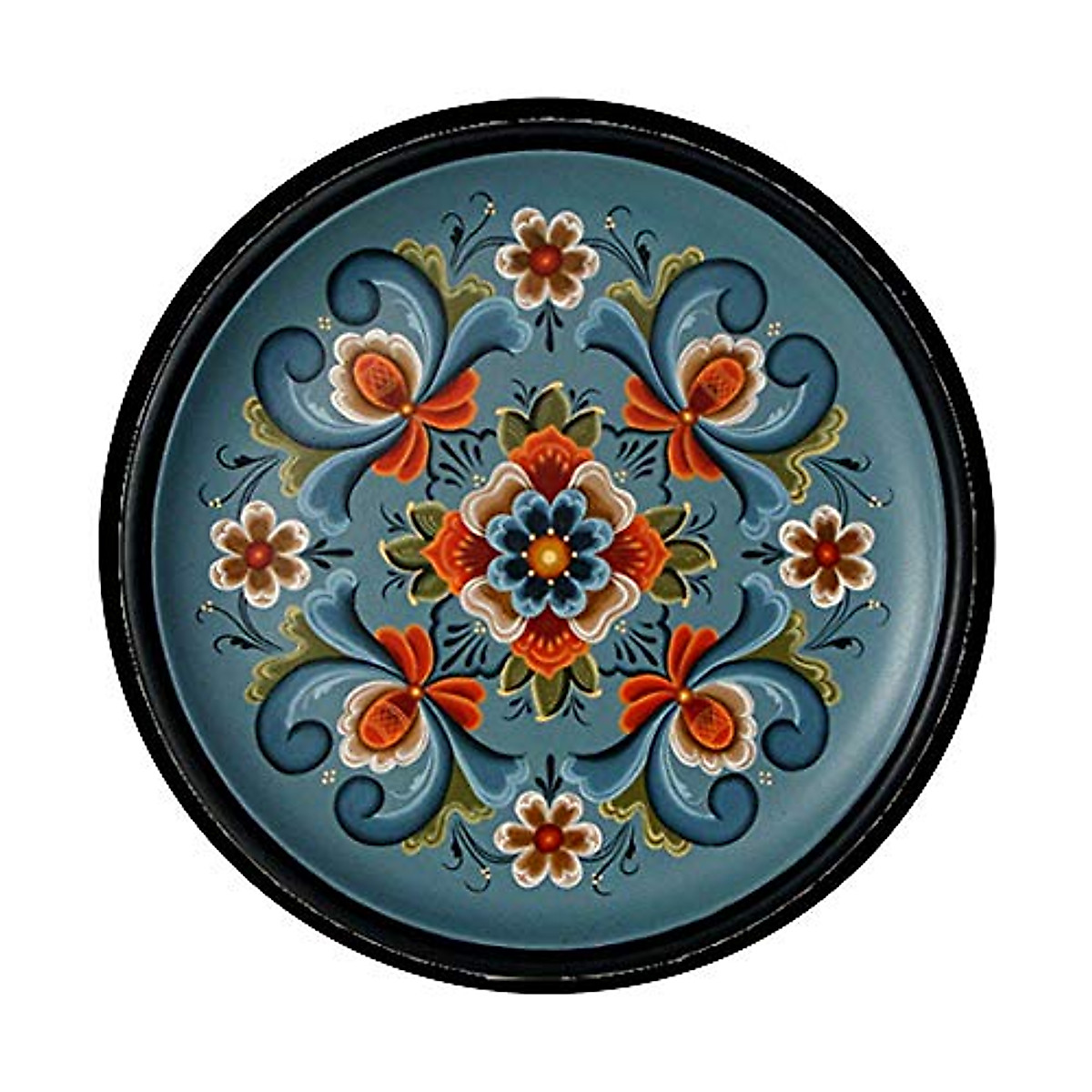 Norwegian Folk Art Rosemaling PopSockets PopGrip: Swappable Grip for Phones & Tablets