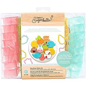 Sweet Sugarbelle Mini Shape Shifters Cookie Cutter Set, Create Sweet Mini Cookies for Parties, Birthdays, Holidays, Baking, Cooking, Kitchen, Crafting, and More