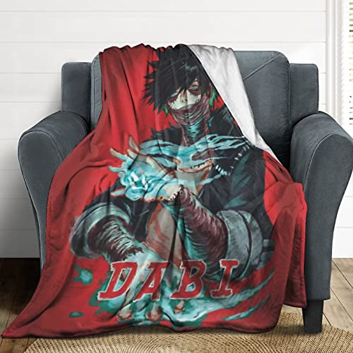 Da-bi Blanket Anime Soft Micro Flannel Guilt Warm Throw Blanket Couch Sofa Bed Living Room Blanket for Men Women Gifts 40"x50"