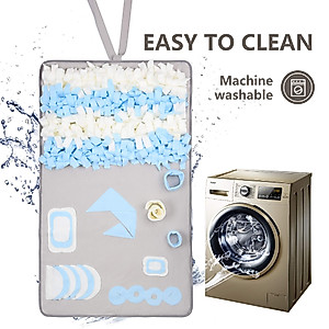 Fida Dog Snuffle Mat for Small Medium Large Breed, Puppy Treat Feeding Mat for Foraging, Training Mats Pet Activity/Toy/Play Mat, Machine Washable- Perfect for Stress Release,