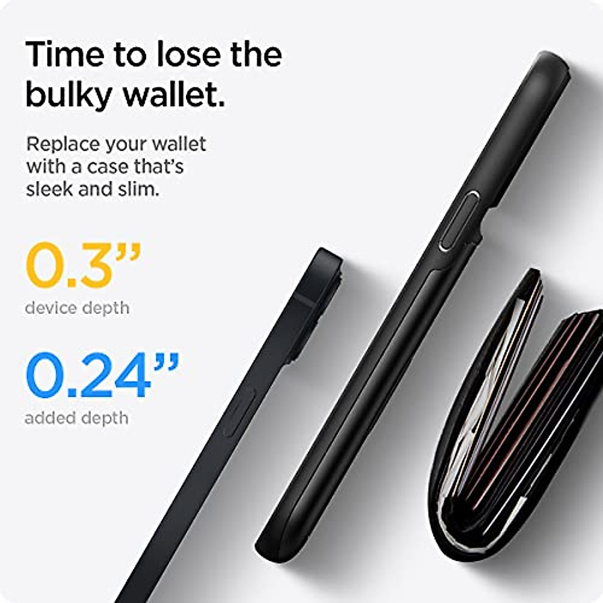 Spigen Slim Armor CS Designed for iPhone 13 Case (2021) - Black