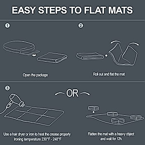 Office Chair Mat for Hardwood Floor and Tile Floor, Anti-Slip, Non-Curve, Non-Toxic Desk Chair Mats for Rolling Chair, Computer Chair Mat for Gaming 0.16" Thick 35" X 47" Rectangle