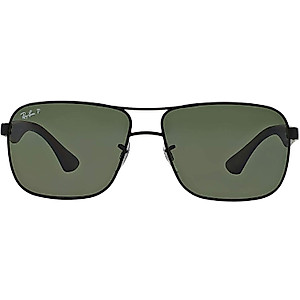 Ray-Ban Men's Rb3516 Metal Square Sunglasses
