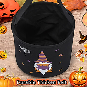 2pcs Halloween Trick or Treat Bags Halloween Candy Buckets Fabric Tote Gift Bags for Halloween Parties…