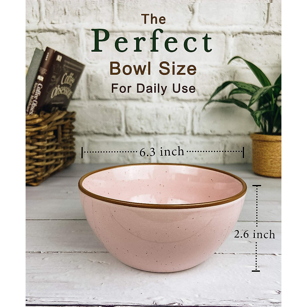 Mora Ceramic Plates and Bowls Set, Assorted Colors - Cereal Bowls and Salad Plates Bundle - Microwave, Dishwasher, and Oven Safe